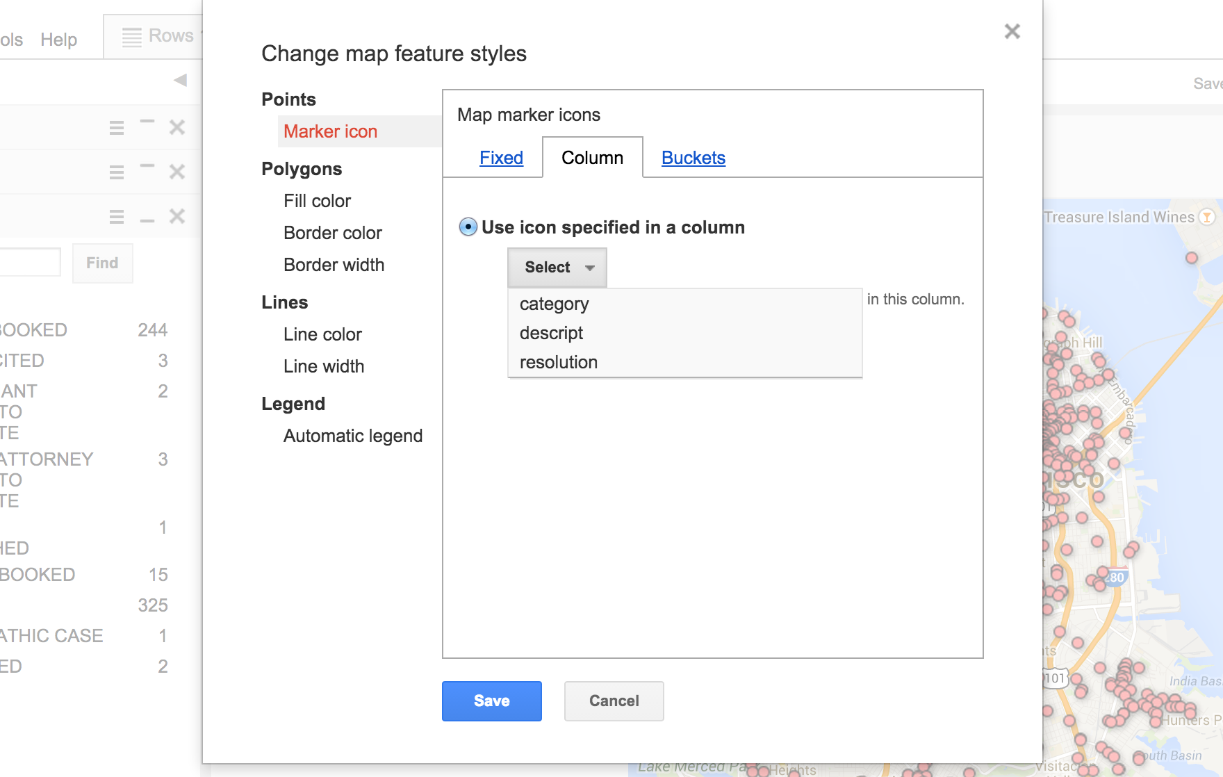 Introduction To Data Mapping With Fusion Tables Public Affairs Data