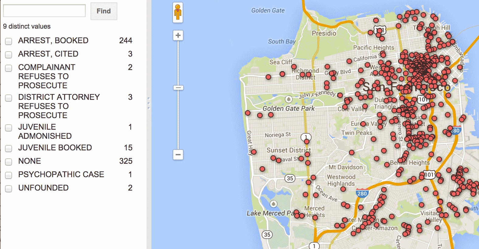 Introduction To Data Mapping With Fusion Tables Public Affairs Data